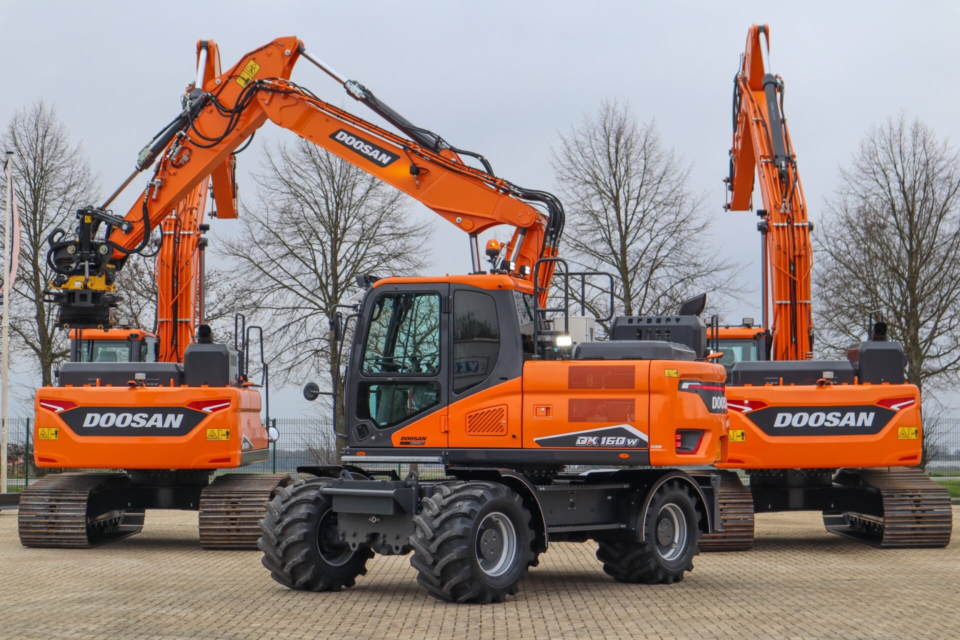 Afgeleverd Doosan DX160W-7 - Snippe Erica